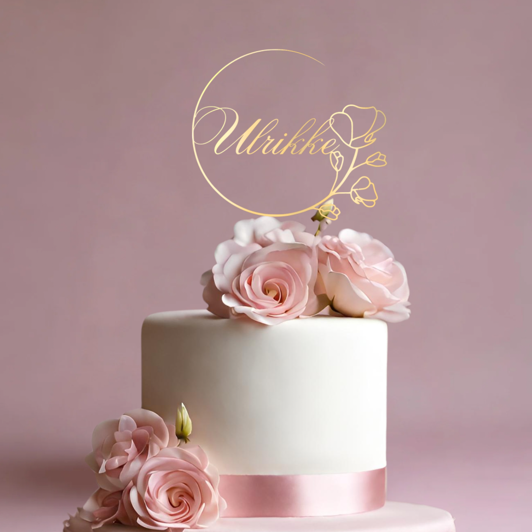 Kakepynt - konfirmasjon – Designbyarnevik